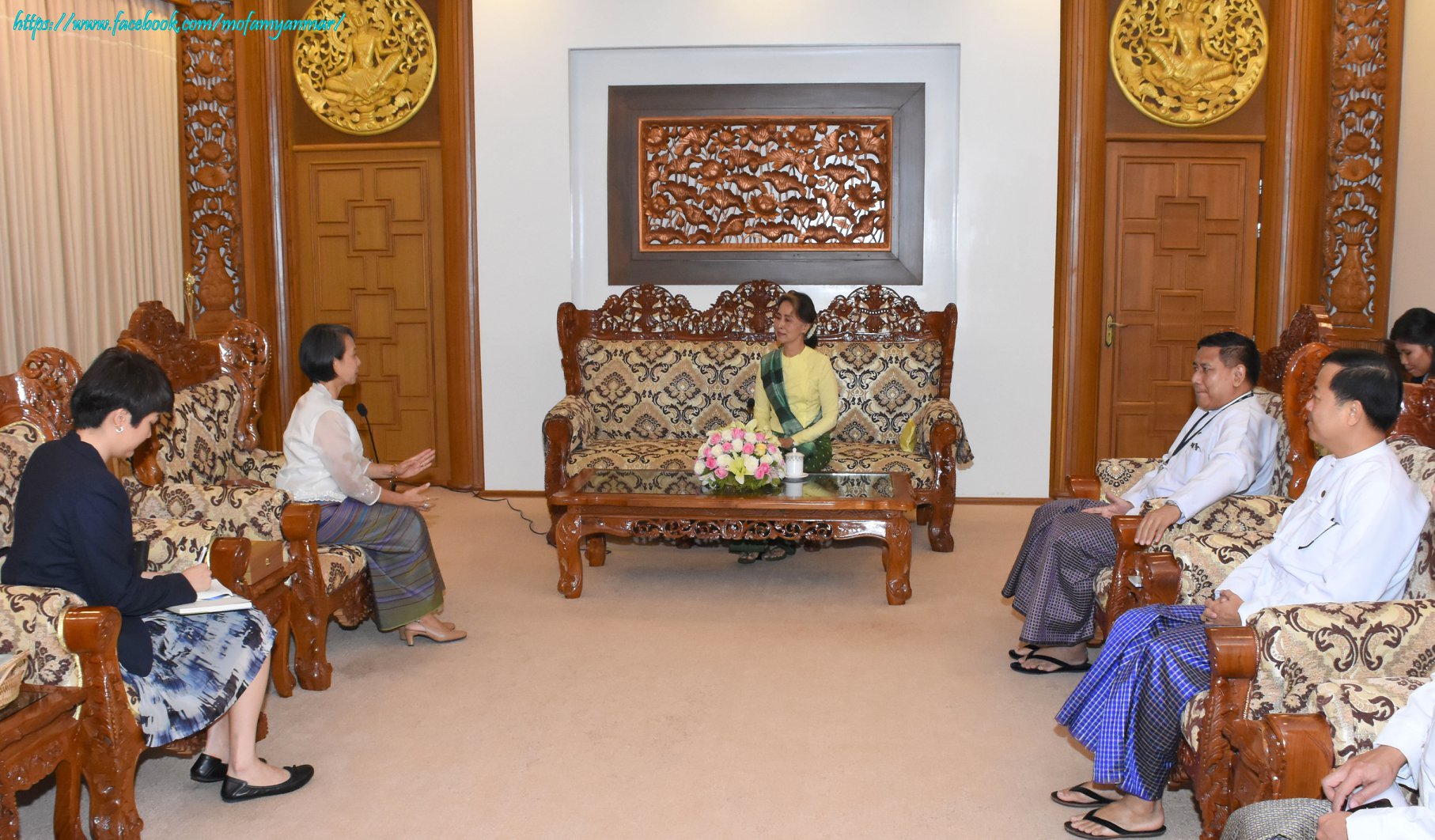State Counsellor Daw Aung San Suu Kyi receives Ambassador of Thailand ...