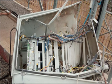 Terrorists Blew up a Mytel Telecommunication Tower in Kyaukpadaung Township