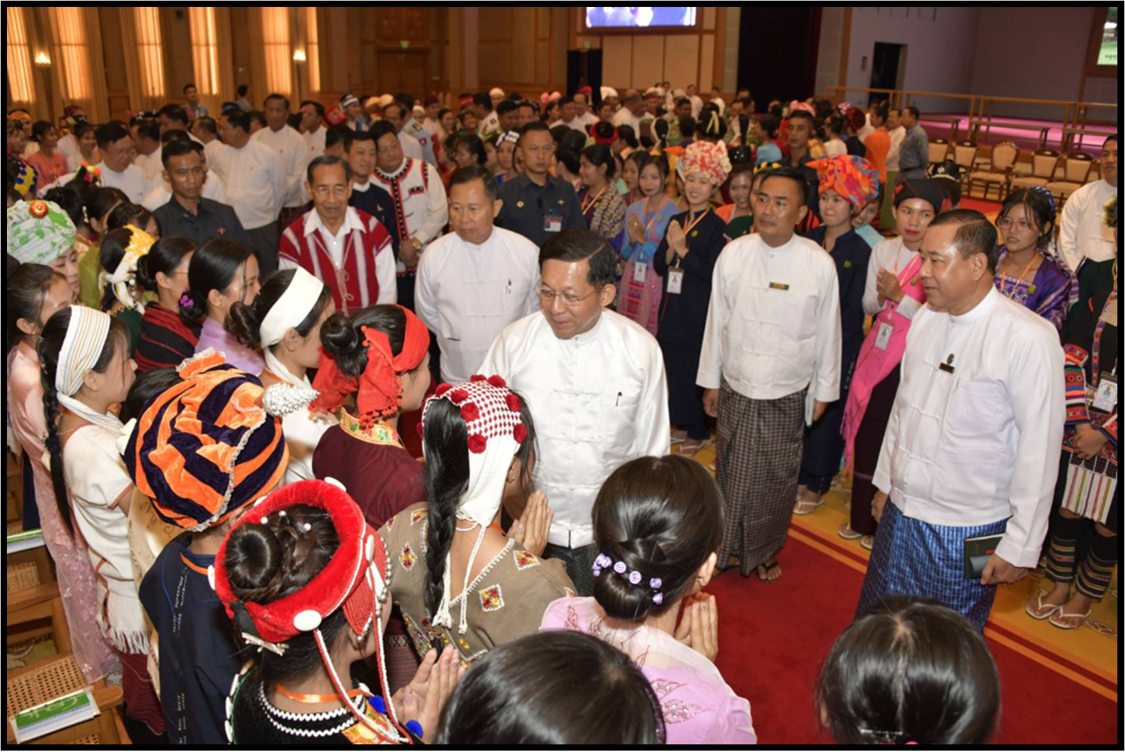 Chairman of State Administration Council Prime Minister Senior General ...